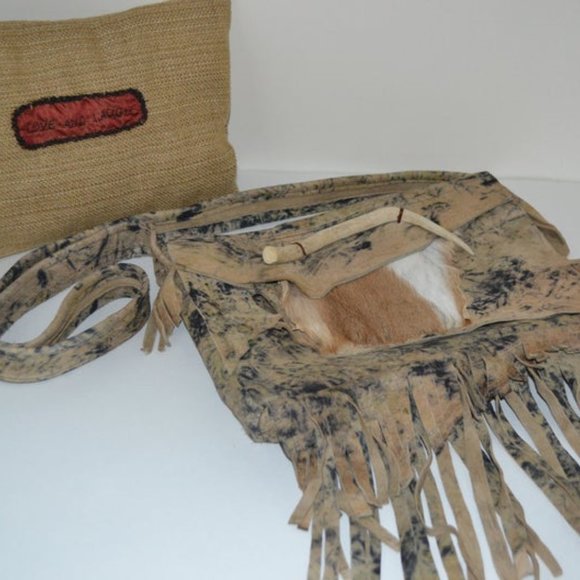 Hippie On The Floor | Bags | Distressed Camouflage Deer Hide Antler ...